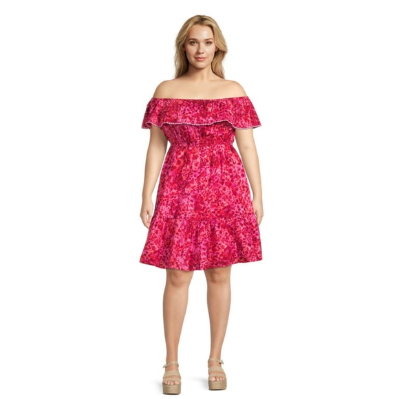 Terra & Sky | Dresses | Nwt Terra Sky Off The Shoulder Dress | Poshmark